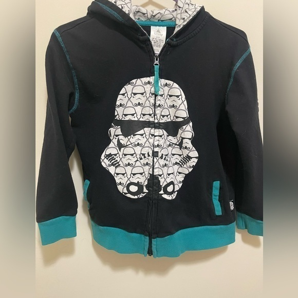Disney | Shirts & Tops | Star Wars Stormtrooper Zip Jacket Disney ...